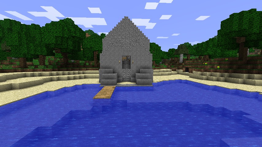 beach castle Minecraft Map
