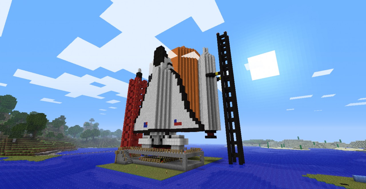 My new Space Shuttle Minecraft Map