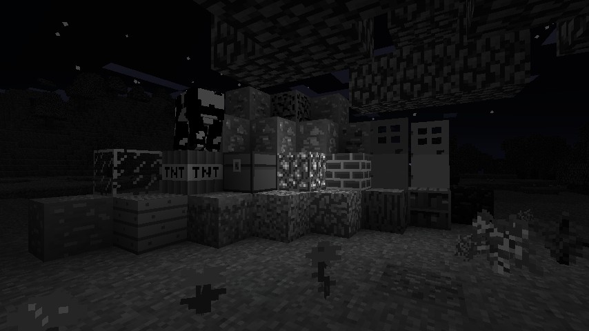 Colorless Minecraft Texture Pack