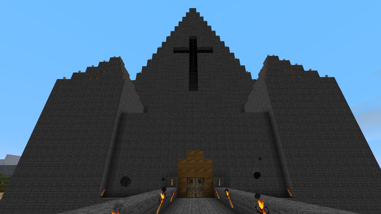 Cathedral style church Minecraft Map