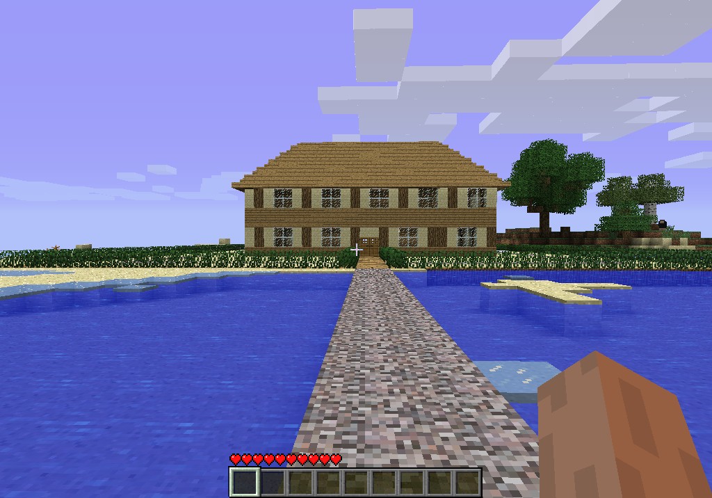 House in the middle of nowhere Minecraft Map