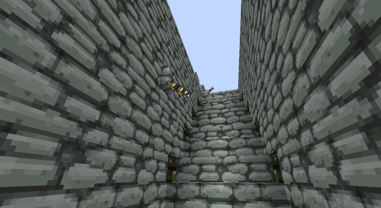 Piston Operated Stairs Minecraft Map