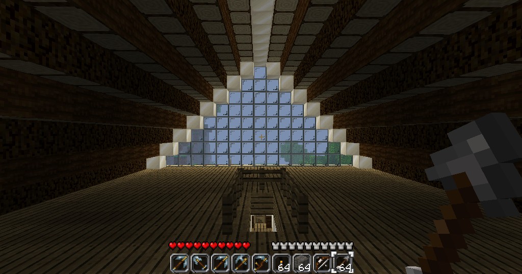 Huge Log Cabin Minecraft Map