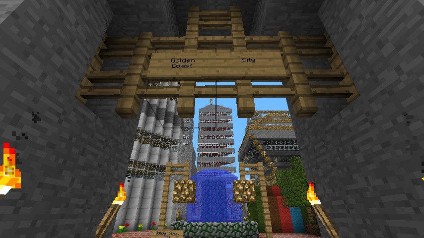 Golden Coast City Minecraft Map