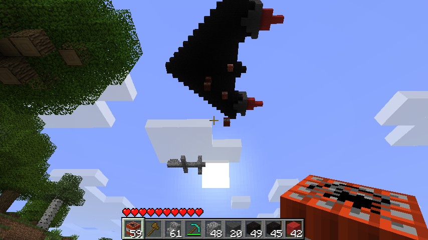 UAV and Stealth Bomber(with BOMBS) Minecraft Map