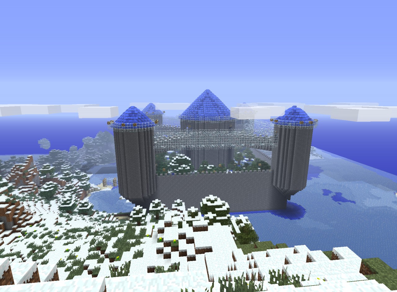 Huge castle Minecraft Map