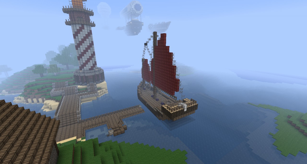 Chinese Carrier Ship Minecraft Map