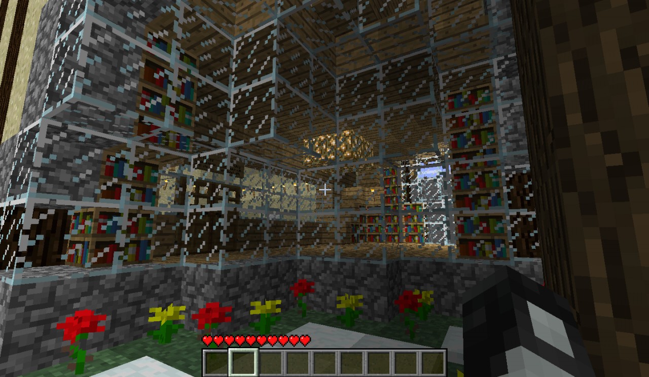 Council of elders and Library Minecraft Map