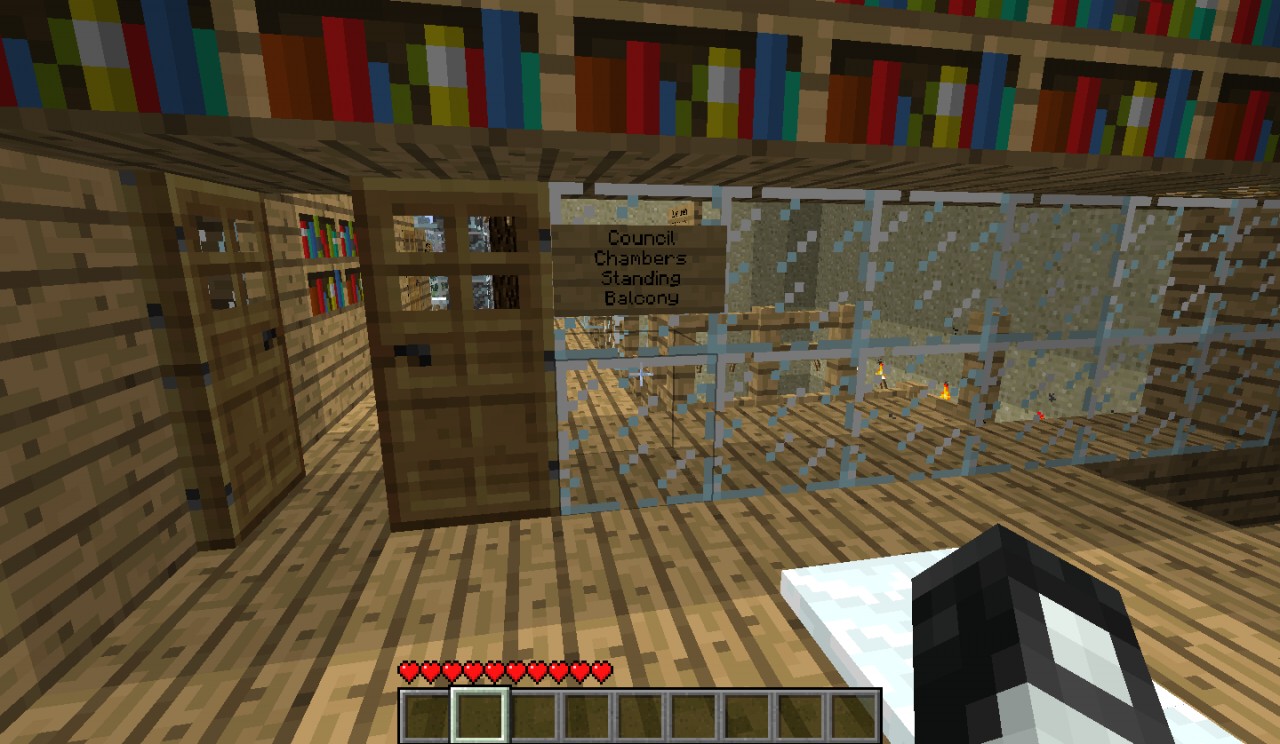 Council of elders and Library Minecraft Map
