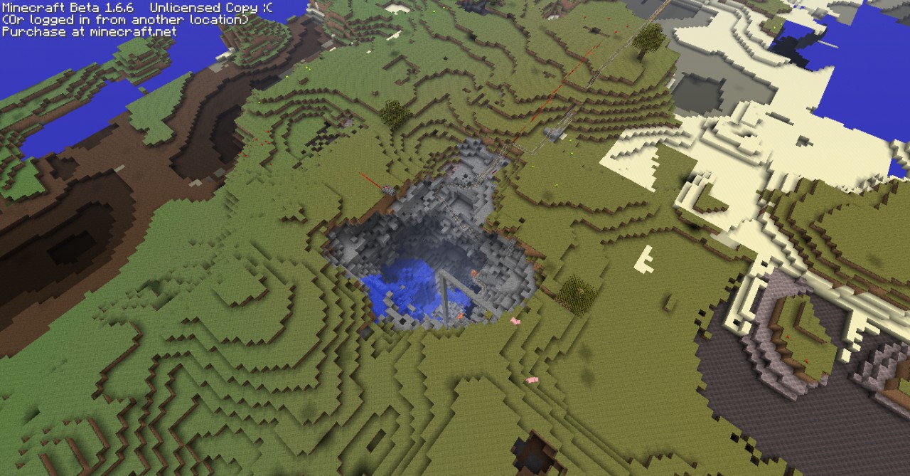 Replica of Hell Minecraft Map