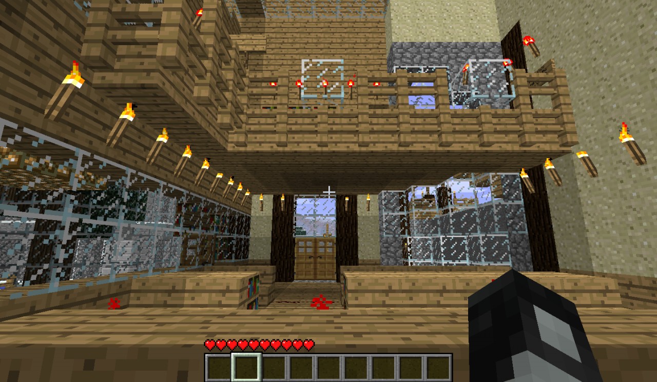 Council of elders and Library Minecraft Map