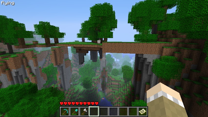 Weird shaped mountains