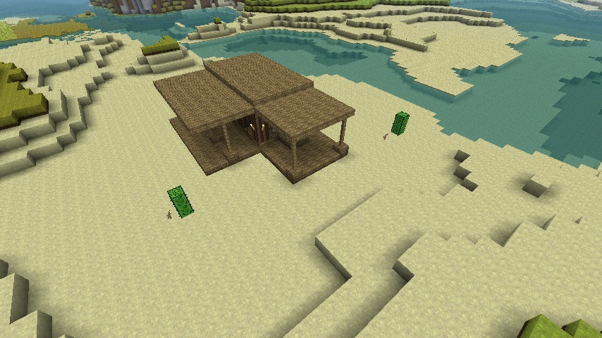 Contemporary Desert House Minecraft Map