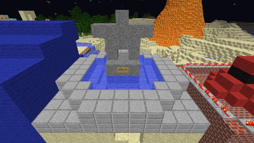 Super Mario 64 - Star Fountain Minecraft Map