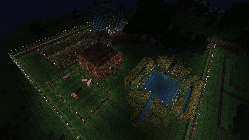 Farmland (with Pistons) Minecraft Map