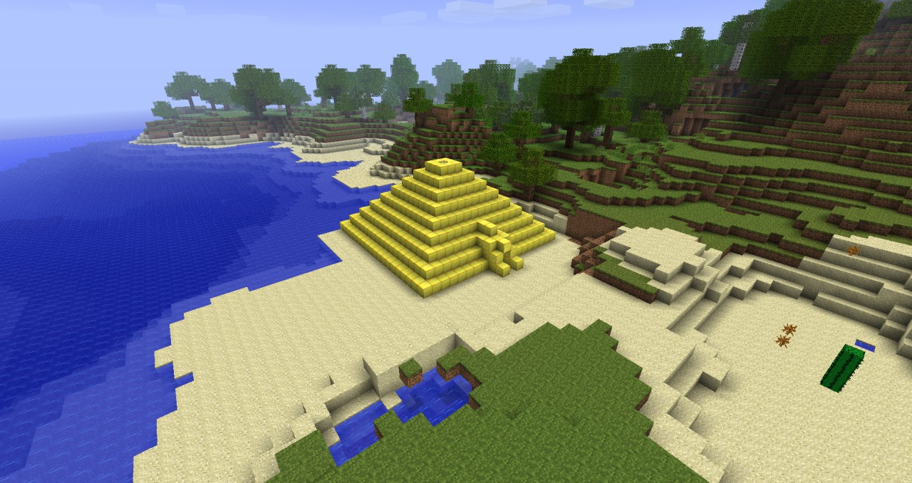 Gold Pyramid Minecraft Map