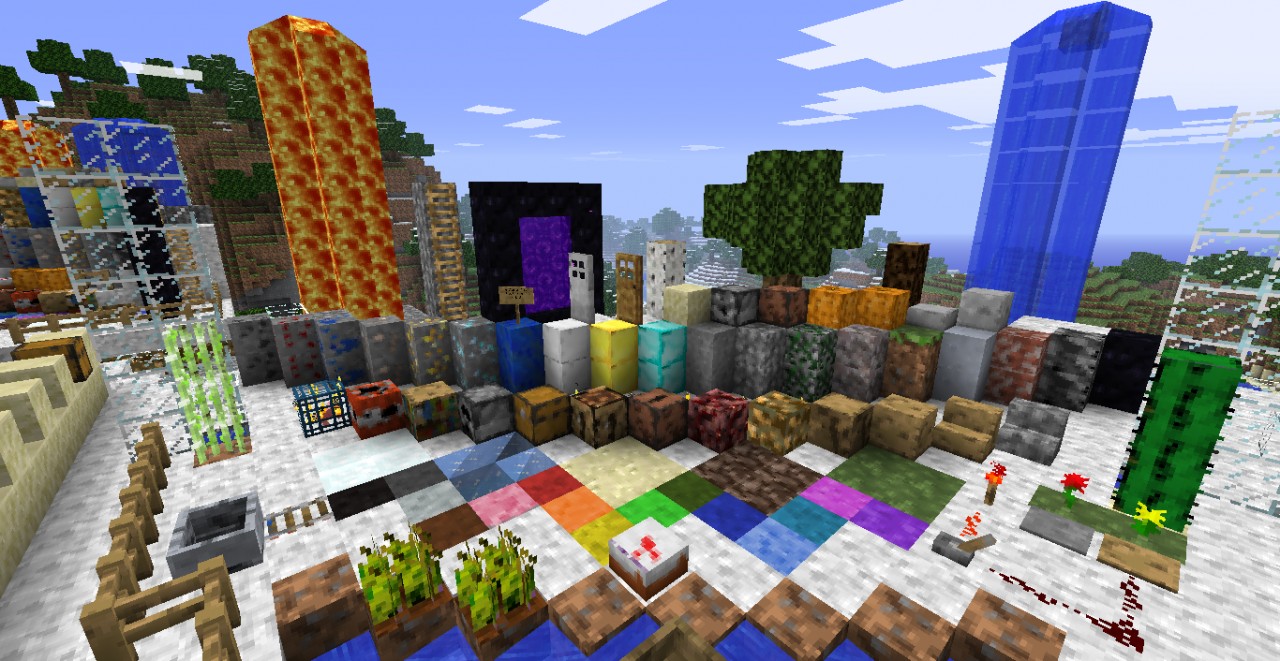 Minecraft FX #1: Sticky Minecraft Texture Pack