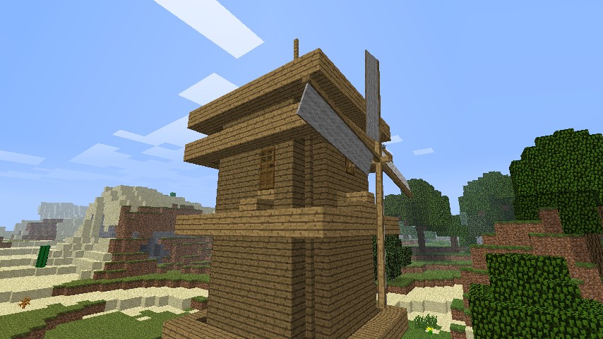 Basic Wind-mill, Out Now! Minecraft Map