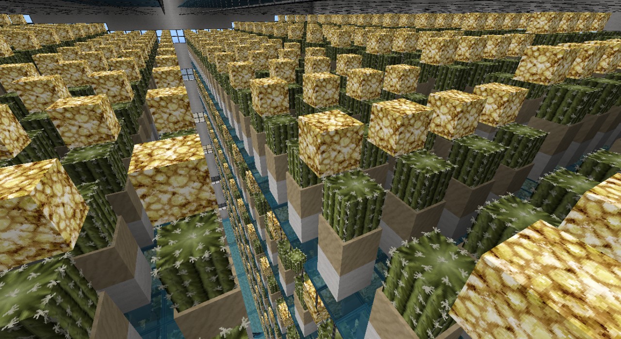 [REMAKE] MEGA cactus machine! Minecraft Map
