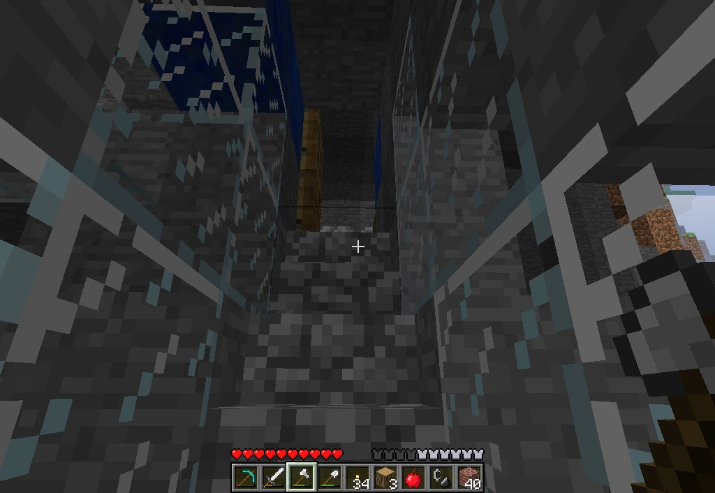 over hang house Minecraft Map