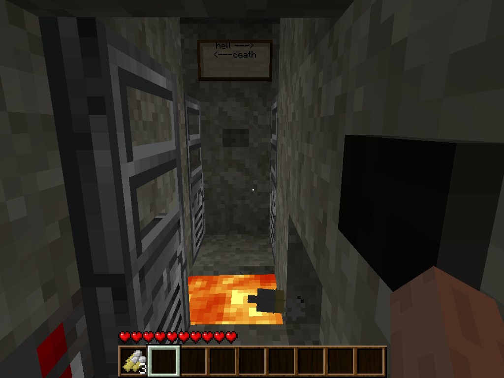 chalenge room Minecraft Map