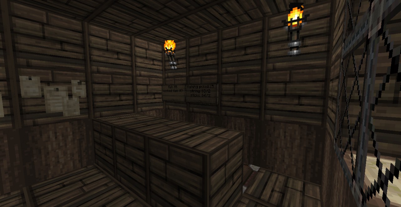 fishing village Minecraft Map