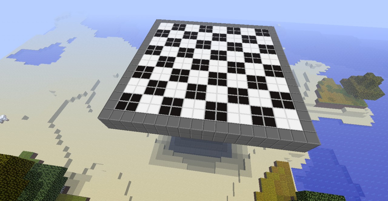 Large Usable Chess Set Minecraft Map