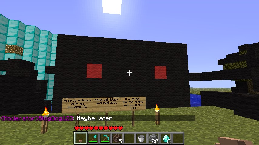 Giant Octopus Minecraft Map