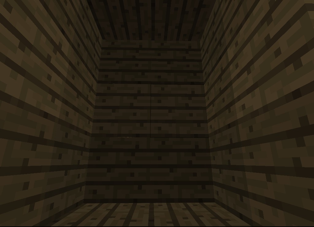 Little cabin made with piston doors Minecraft Map