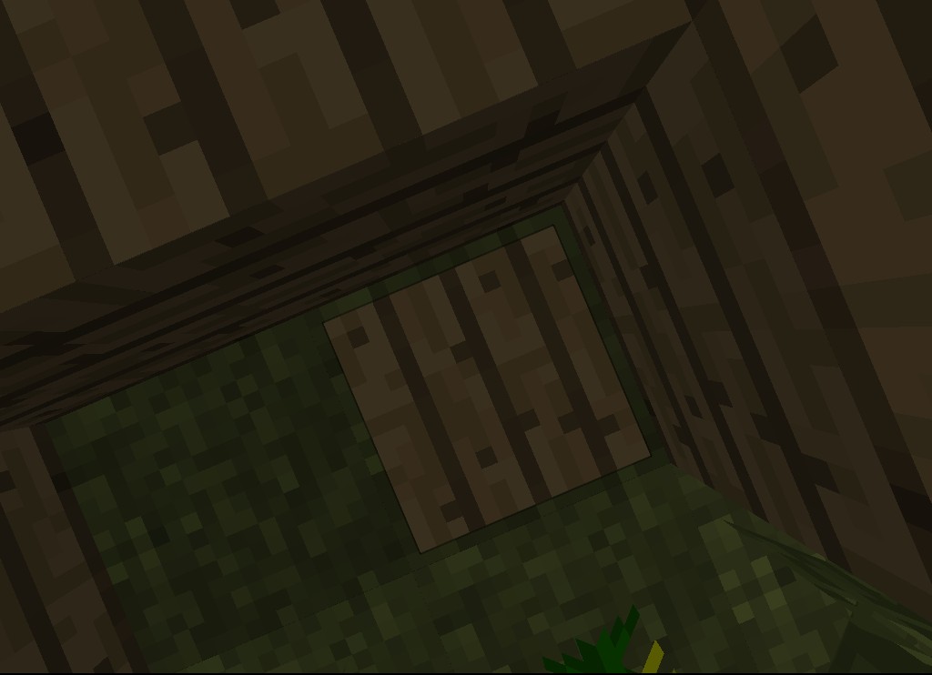 Little cabin made with piston doors Minecraft Map