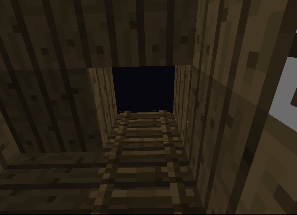 Little cabin made with piston doors Minecraft Map