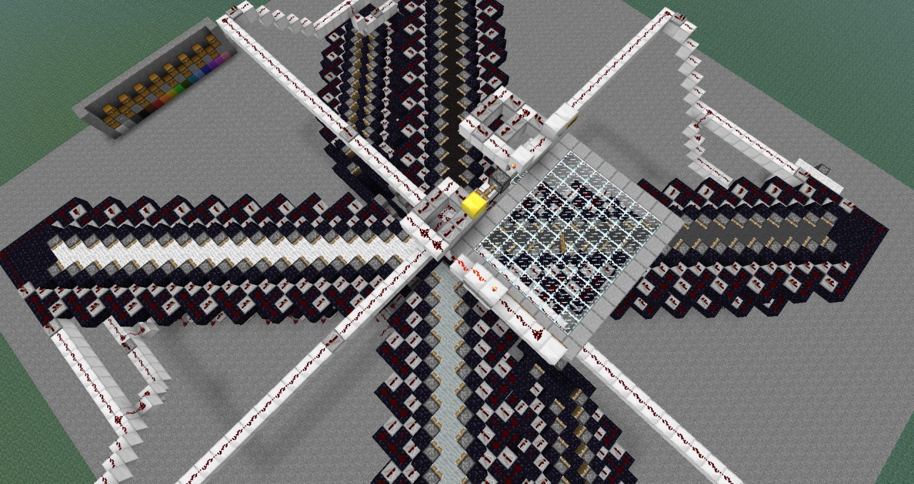 16 inks, 3D programable printer PROJECT 20x20x20 Minecraft Map