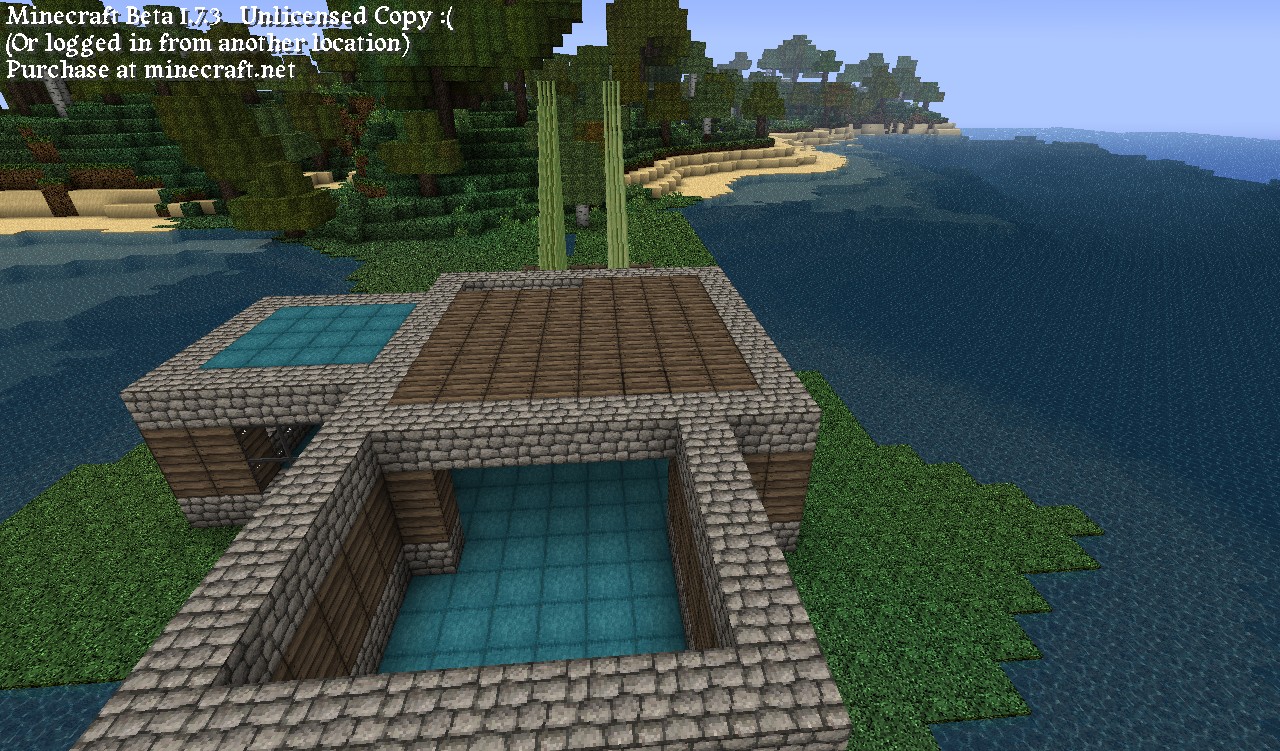 minecraft richy boy 23 starter house with dungeon Minecraft Map