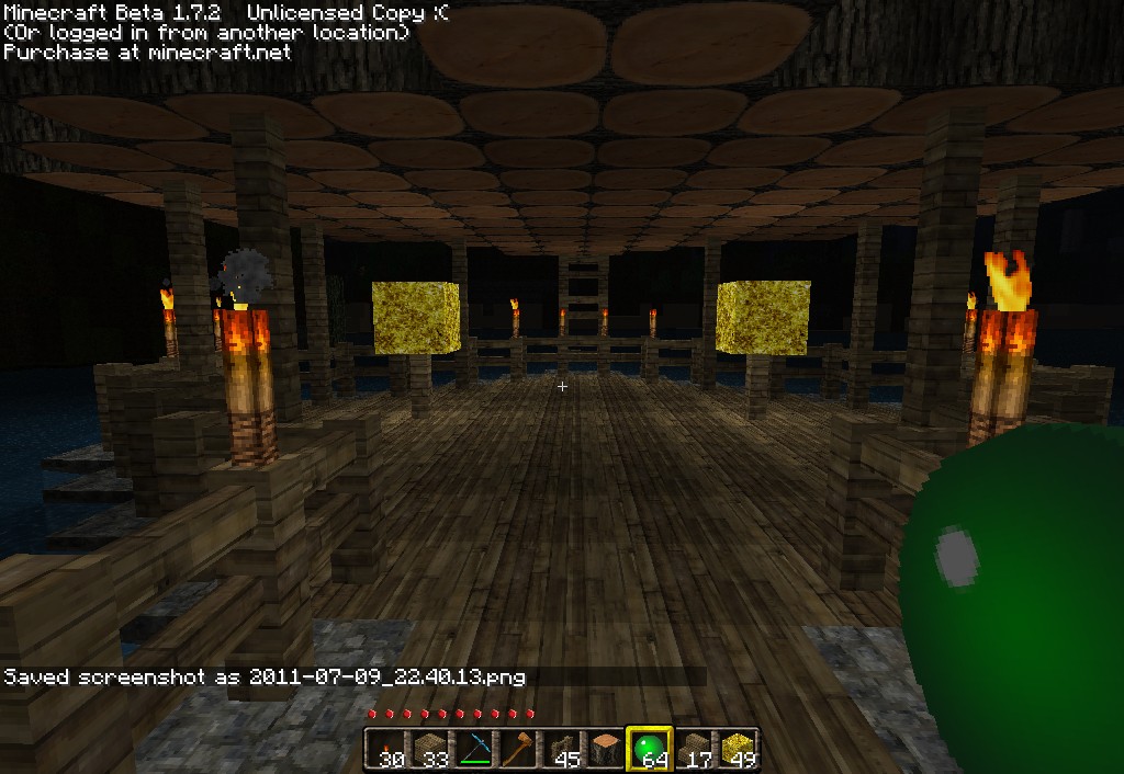 Luminated spawn float Minecraft Map