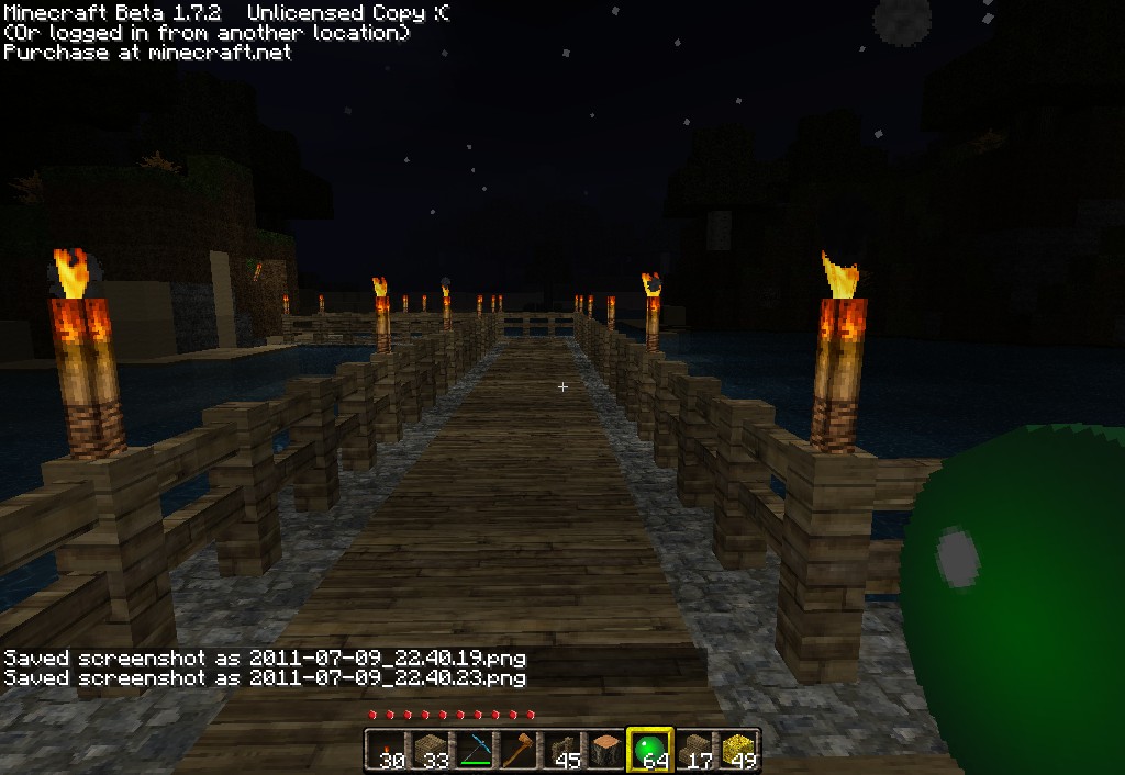 Luminated spawn float Minecraft Map