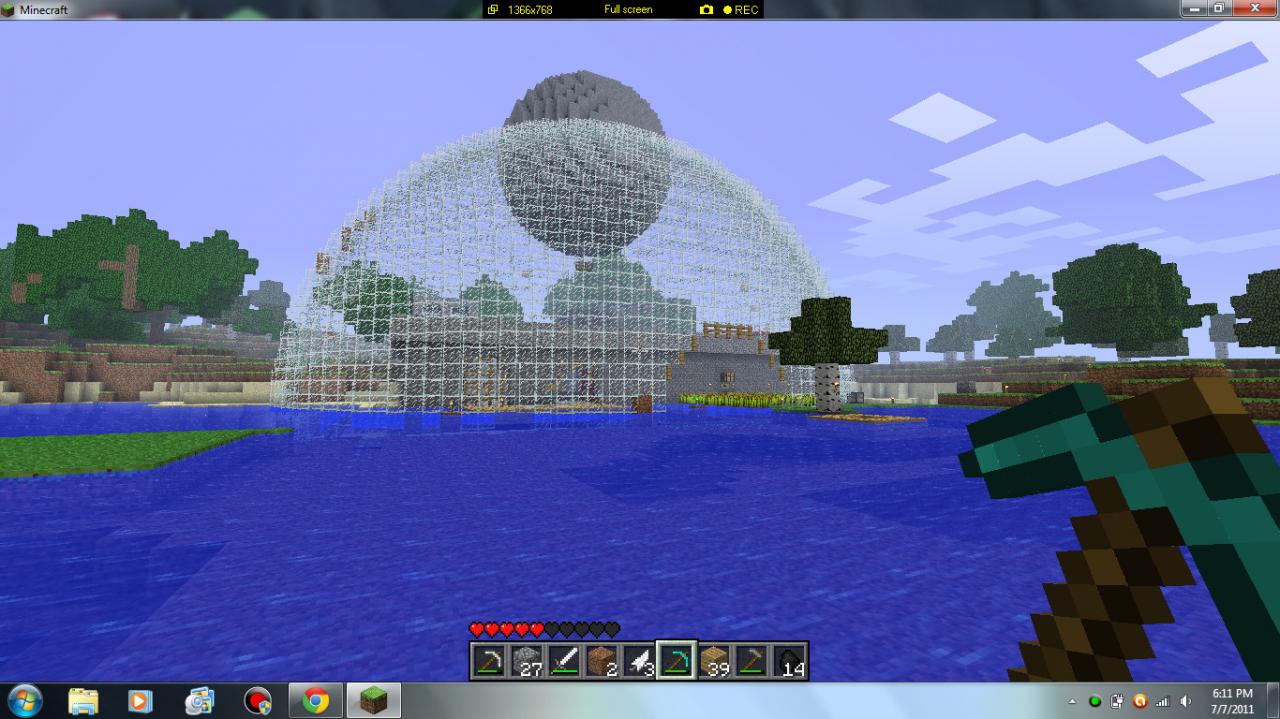 Glass Dome Minecraft Project