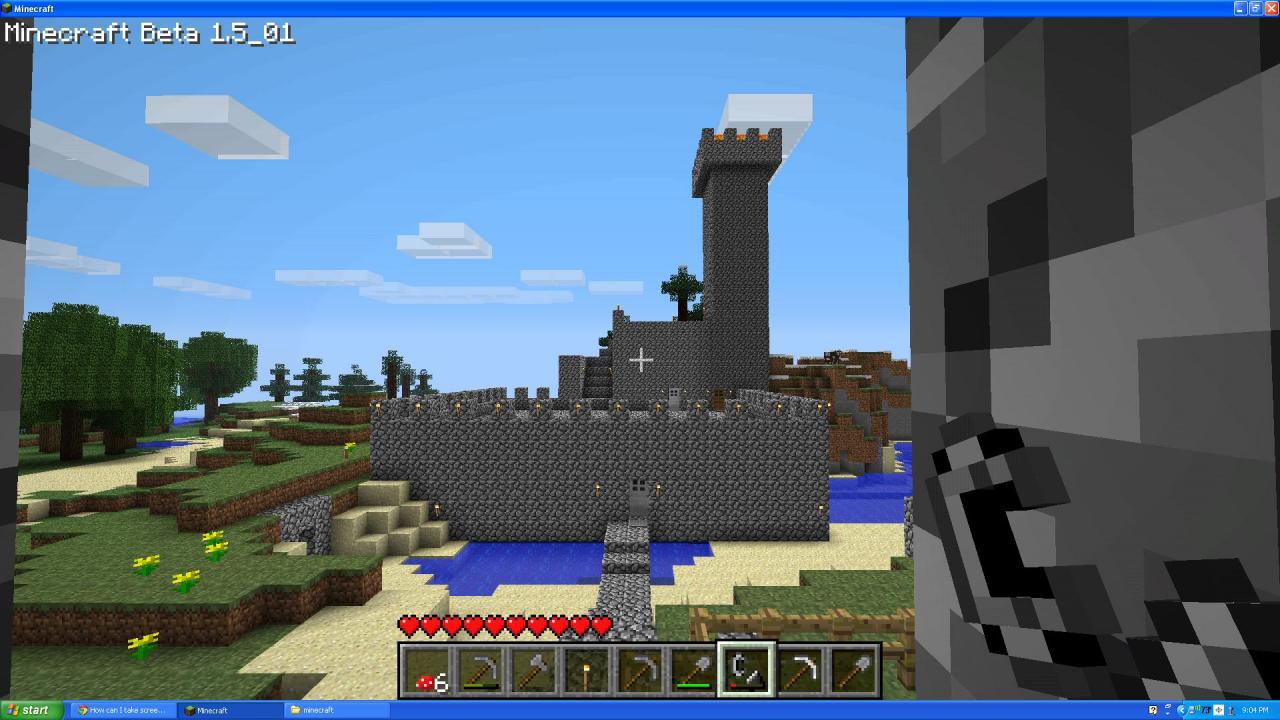 Castle town Minecraft Map