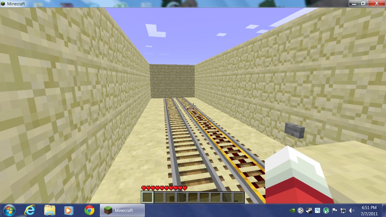 Double Hidden Door Minecart Tunnel Thing-a-ma-Bob Minecraft Map