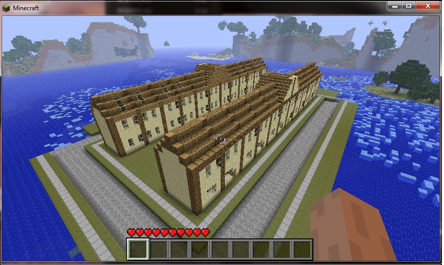 Subdivision / townhouse complex (older midtown) Minecraft Map
