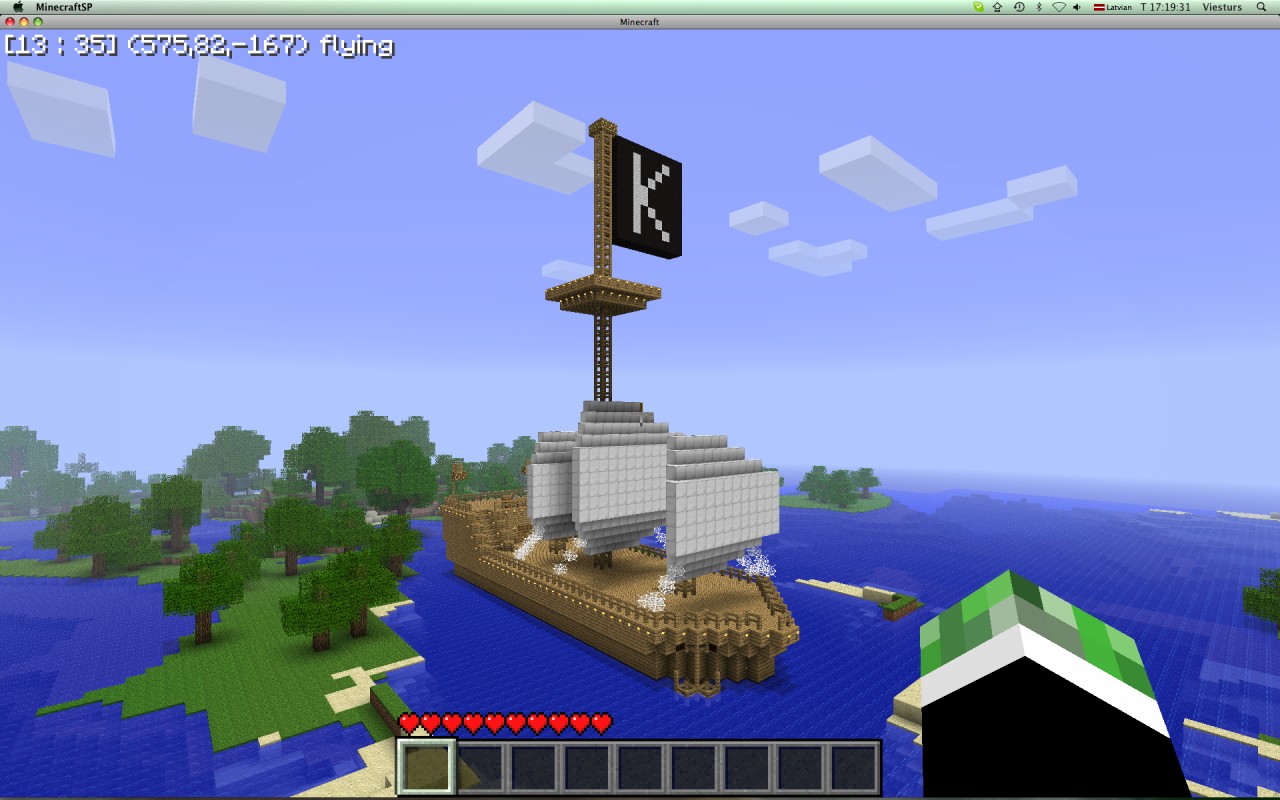 a ship Minecraft Map