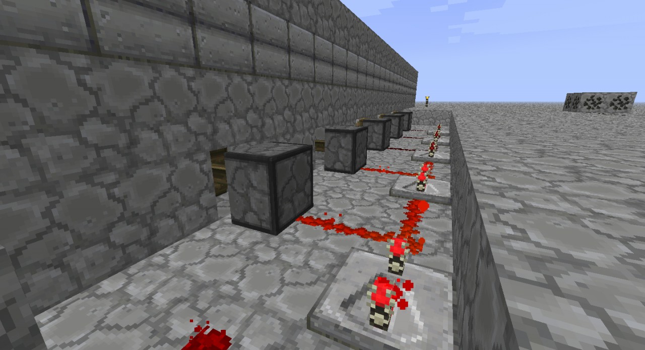 Timed Jumping Puzzle (Using Pistons) Minecraft Map