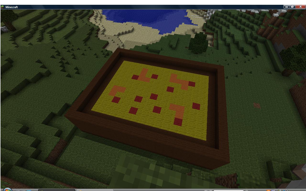 Gigantic Dominos Pizza Minecraft Map