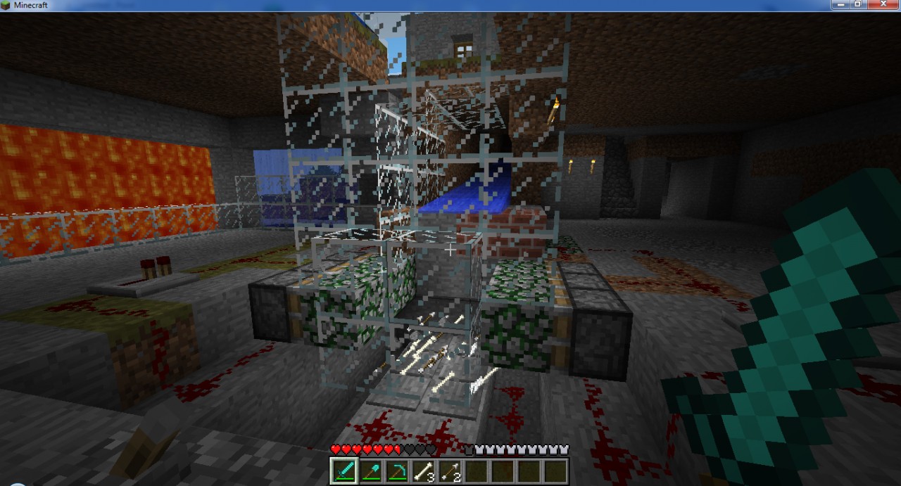 Piston trap Minecraft Map