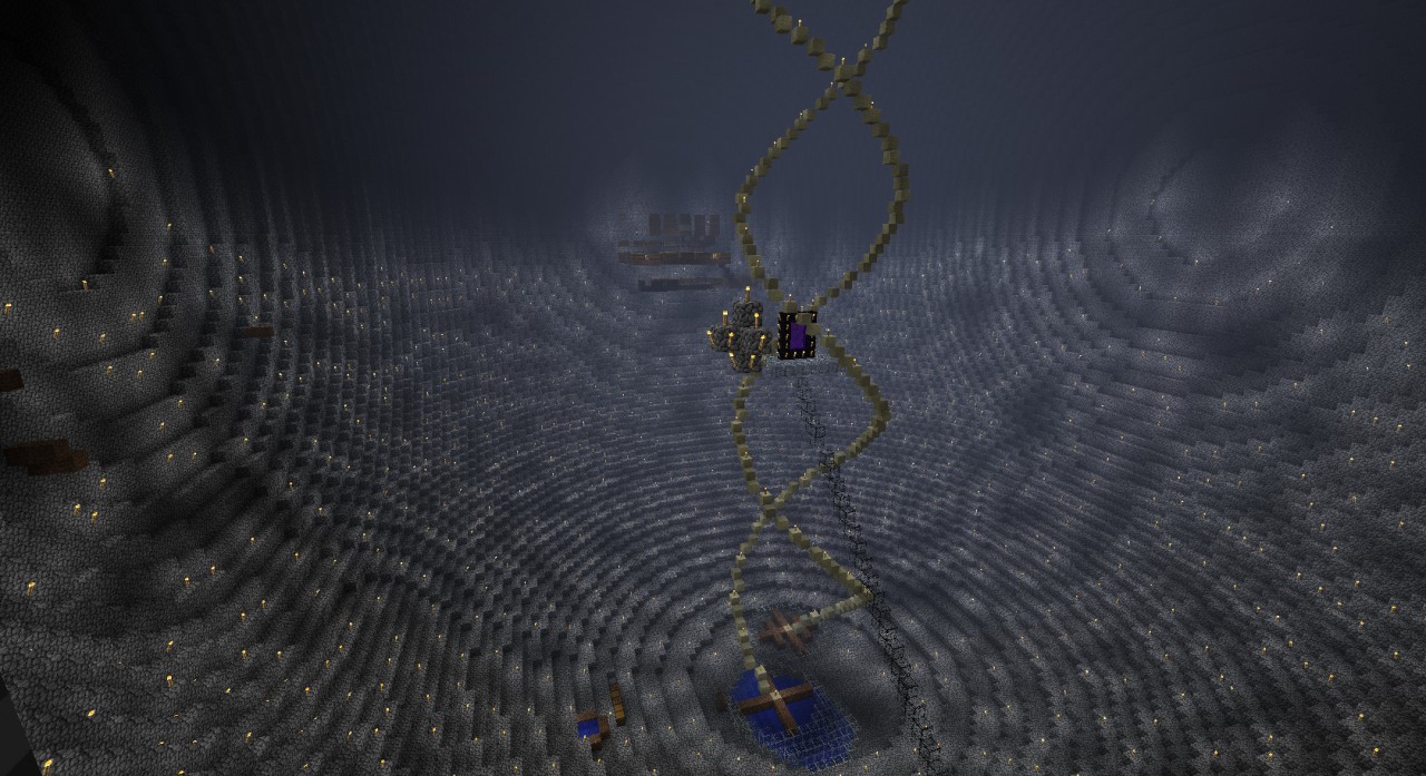 The Lead Order - Handmade 120 block Diameter Lava Orb Minecraft Map