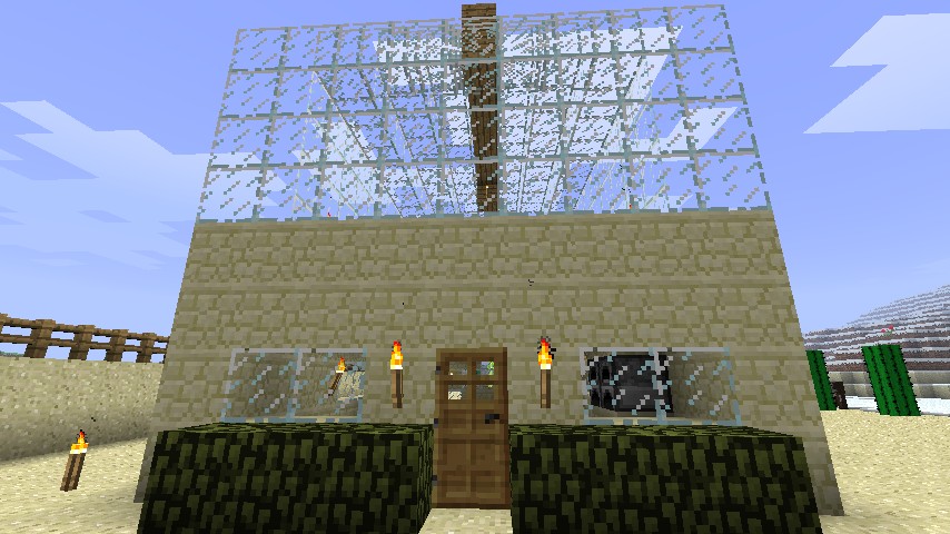 Sandstone Ranch-My single player residence Minecraft Map