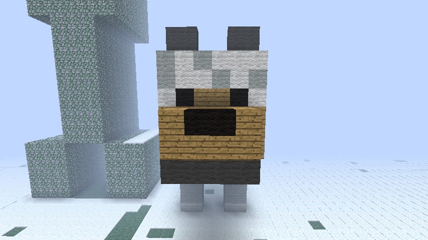 Wolf Statue Minecraft Map