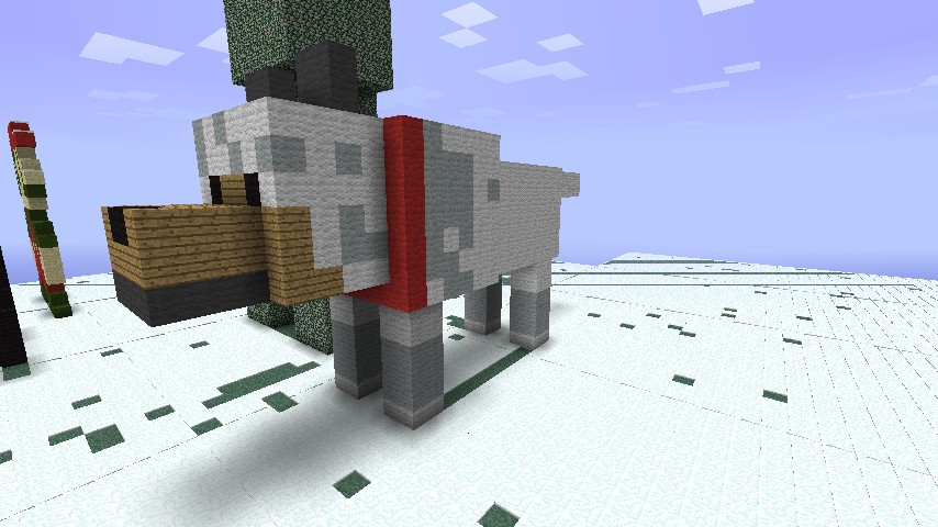 Wolf Statue Minecraft Map
