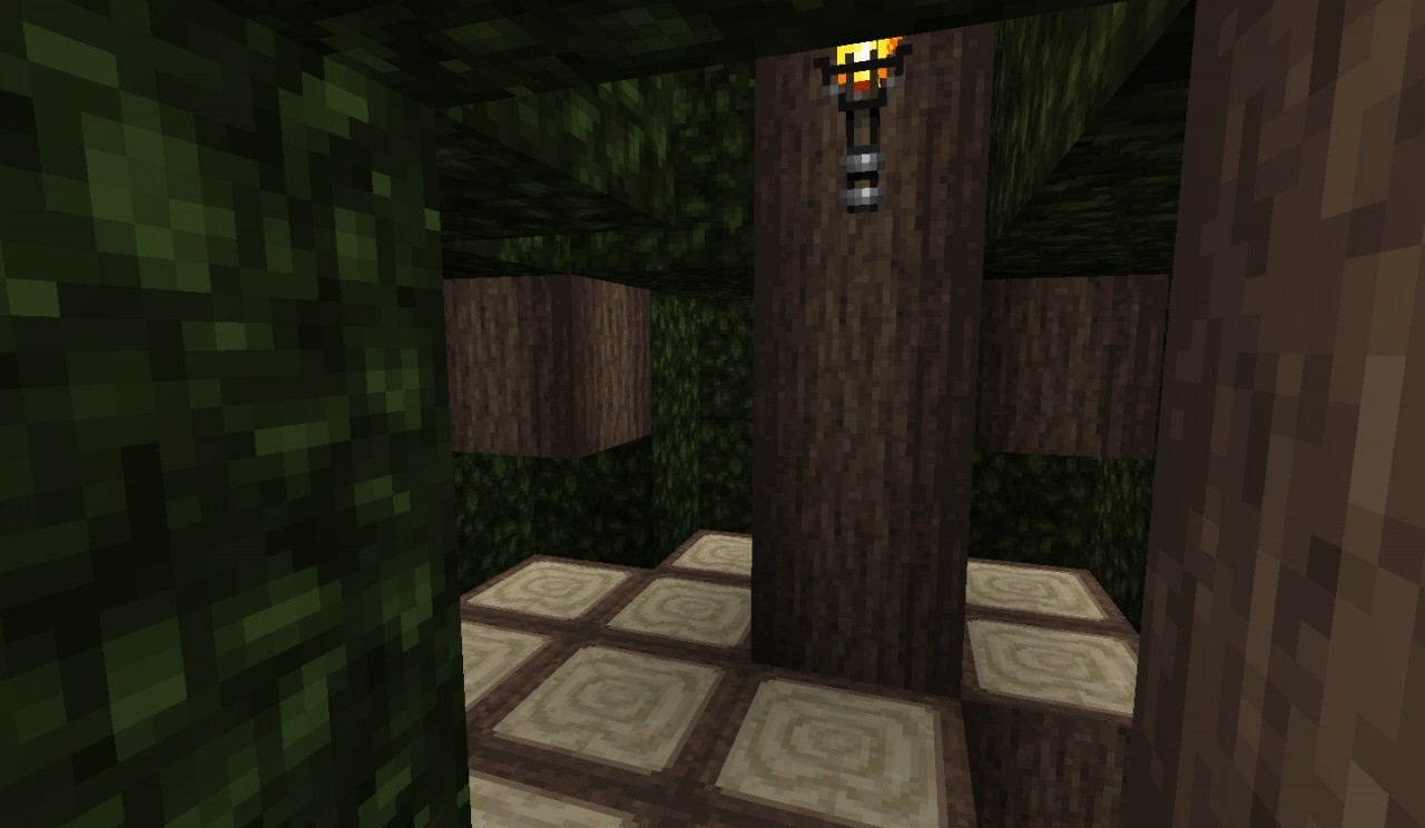 Hidden Treehouse Minecraft Map