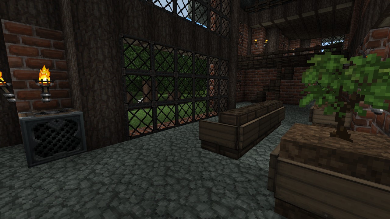 Reflexo's Appartement + Automatic piston boat port Minecraft Map