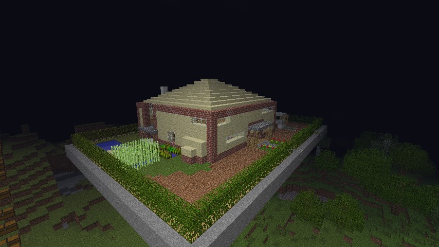 house whit garage Minecraft Map